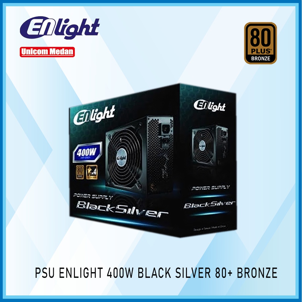 Jual POWER SUPPLY ENLIGHT 400W 80+ BRONZE | Shopee Indonesia