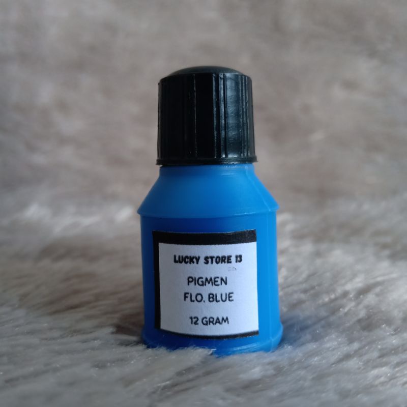 Jual PIGMEN 12gr FLUORESCENT BLUE Biru Stabilo Mini Kecil Pewarna ...