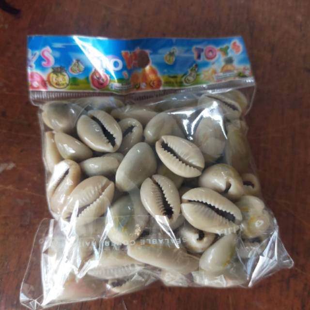 Jual Biji Congklak keramik kerang kuwuk berat 100gr semua varian ...