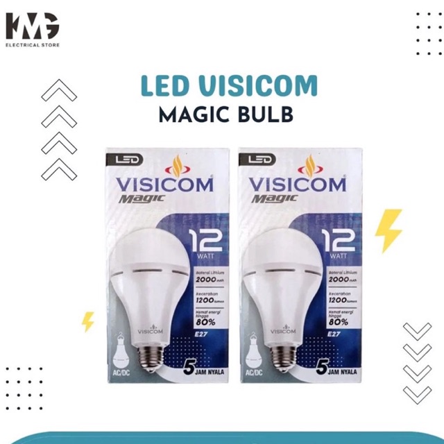 Jual LED VISICOM MAGIC BULB SUPER BATERY | Shopee Indonesia