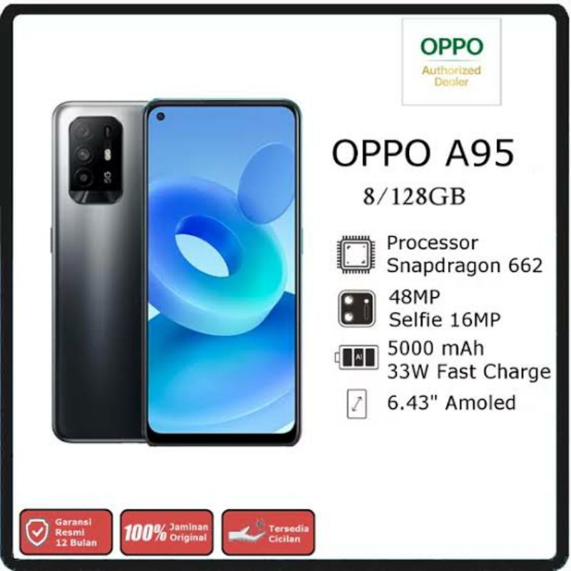 Jual Hp Oppo A95 Ram 8/128 Garansi Resmi | Shopee Indonesia