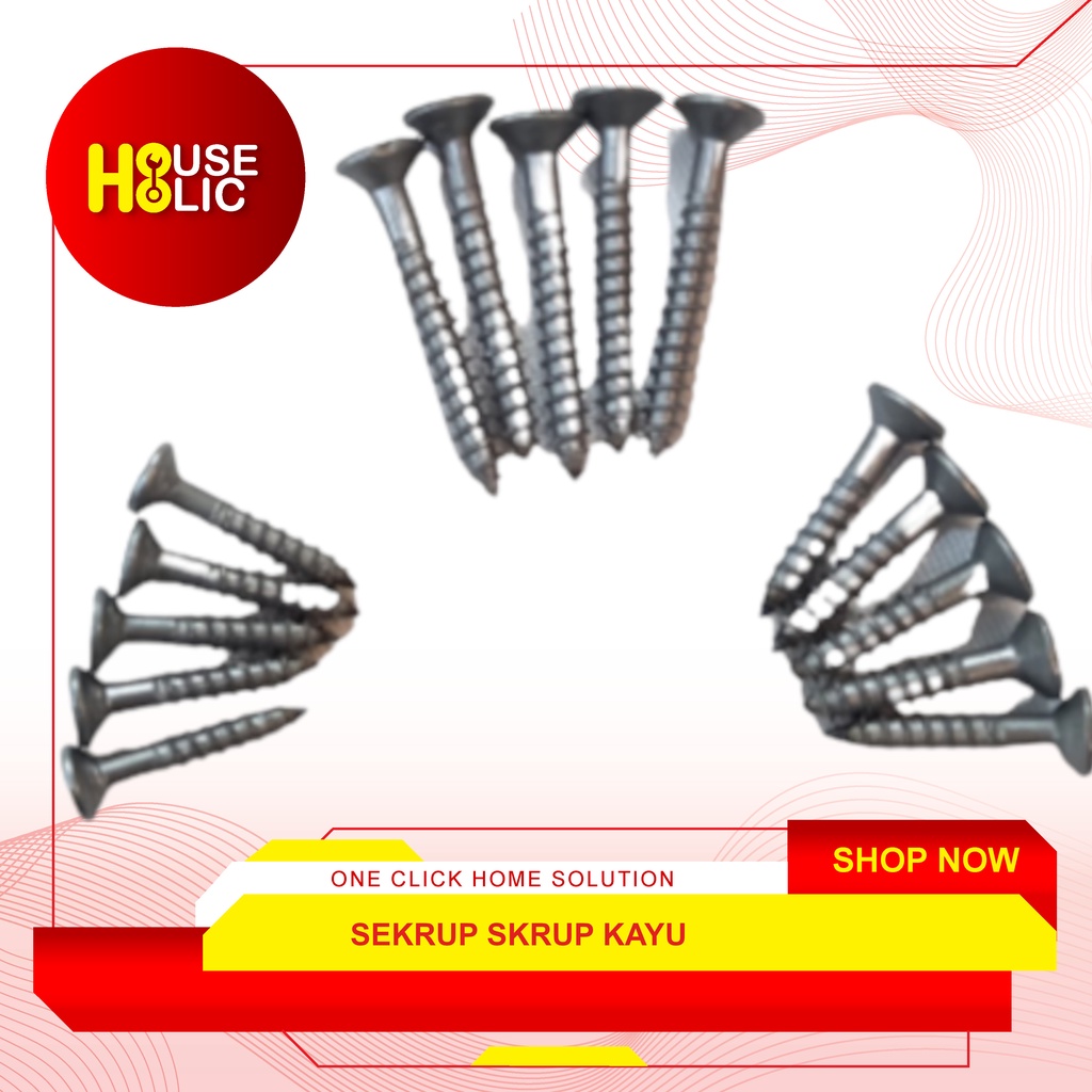Jual Sekrup Kayu / Paku Skrup Kayu 3/4 5/8 6 x 1 Skrup Per Dus Kotak ...