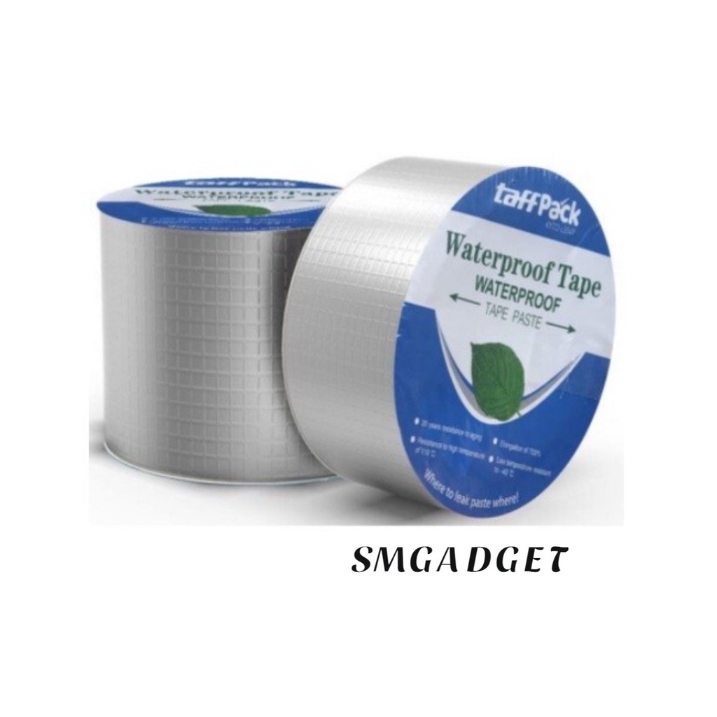 Jual Lakban Anti Bocor Aluminum Foil Tape Waterproof Lem Perekat 5cm x 5M | Shopee Indonesia