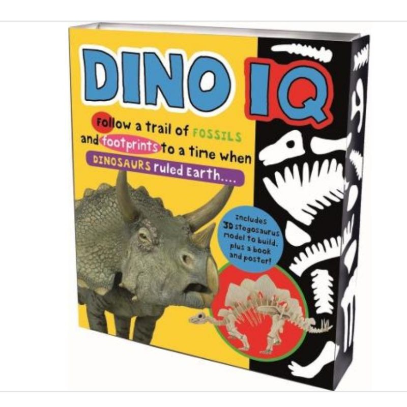Jual PRIDDY BOOKS "BOX SET DINO IQ" Includes Book, 3D Model, Poster ...