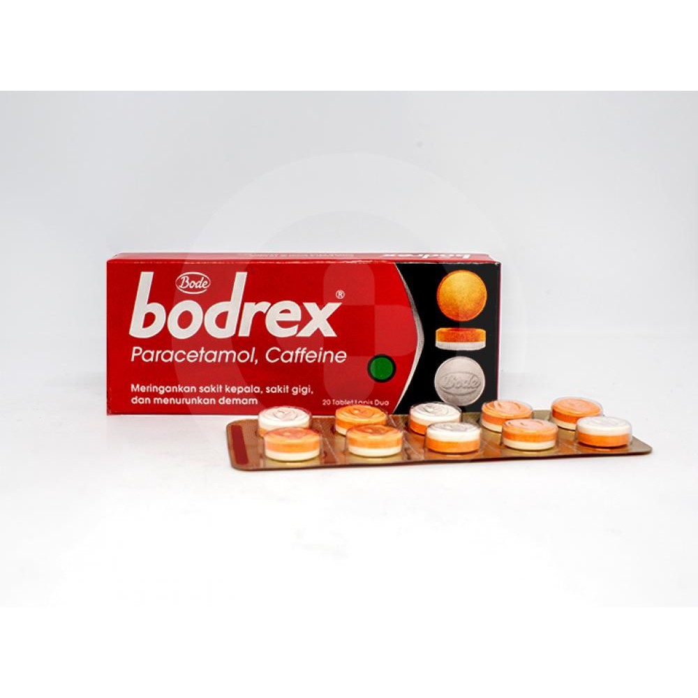 Jual Bodrex Tablet Isi 20 Tablet Sakit Kepala, Demam, dan Sakit Gigi ...