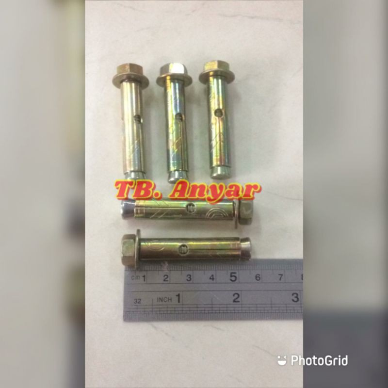 Jual MUR BAUT BETON SEKRUP DINABOLT FISHER DYNABOLT 10 X 50 | Shopee ...