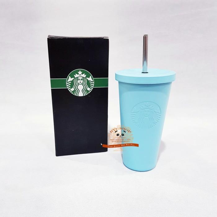 Jual Botol | Starbucks Tumber 16Oz / 473Ml With Straw Stainless ...