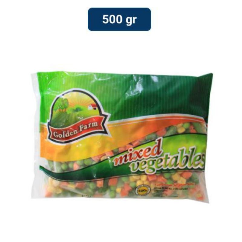 Jual Golden Farm Sayuran Mix Beku / Sayuran Frozen / Vegetable Mix ...