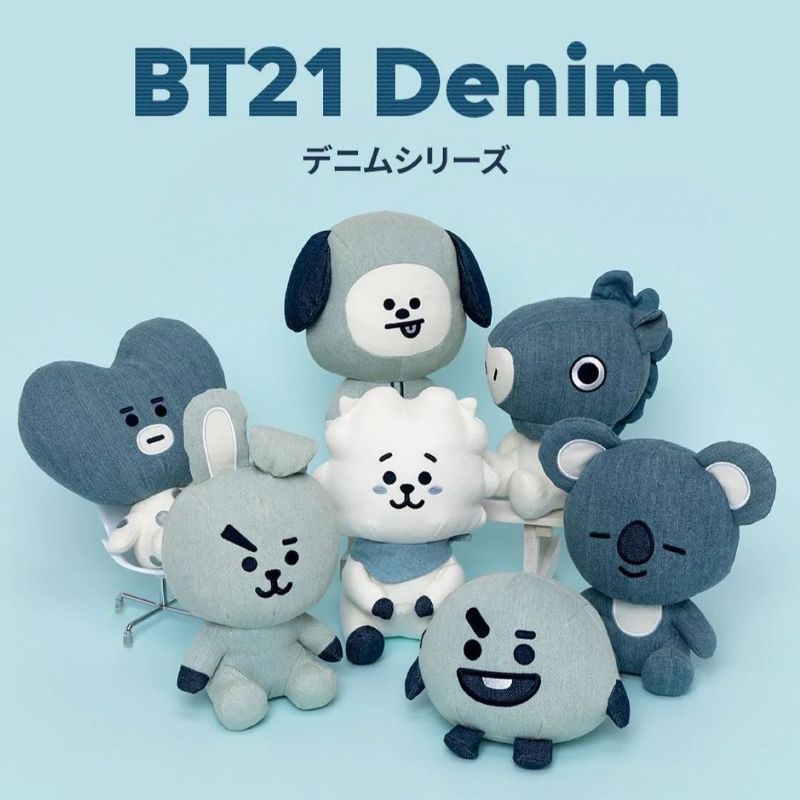 Jual OFFICIAL BT21 JAPAN DENIM DOLL SERIES BONEKA LIMITED EDITION ...