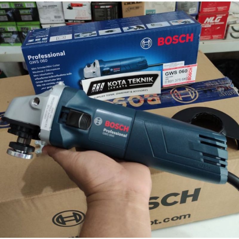 Jual MESIN GERINDA BOSCH GWS 060 4INCH 100MM ORIGINAL BOSCH GWS060 ...
