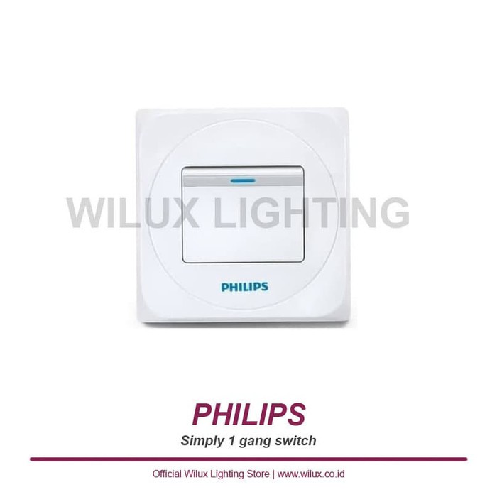 Jual PHILIPS Simply 1 gang switch - Saklar - Switches | Shopee Indonesia