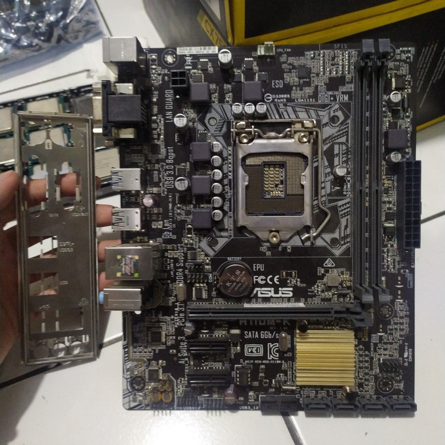 Jual MAINBOARD ASUS H110M-K SOKET 1151 | Shopee Indonesia