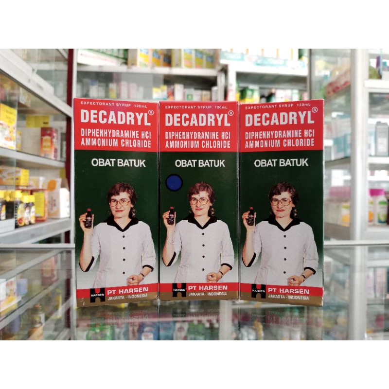 Jual Decadryl Sirup 120ml | Obat Batuk ED 10/2026 | Shopee Indonesia