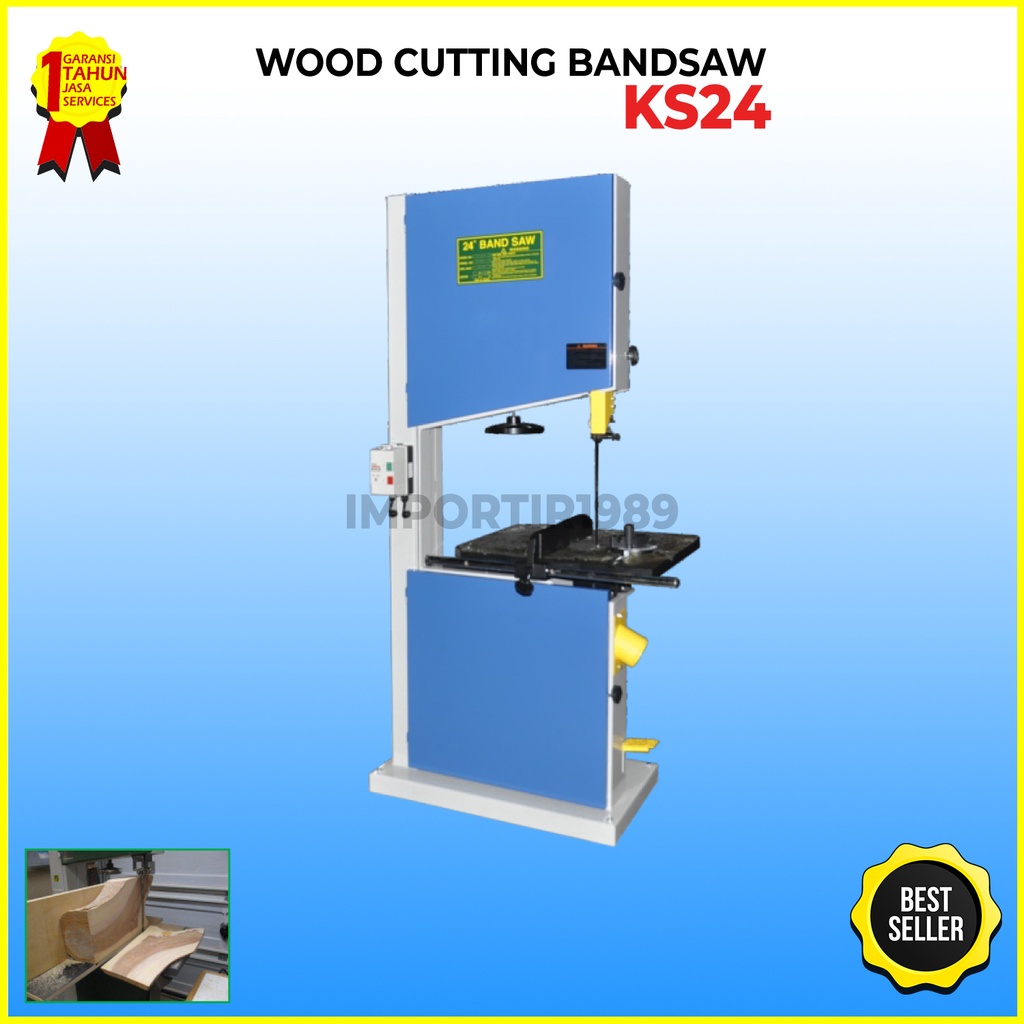 Jual Mesin Potong Kayu Wood Cutting Bandsaw AKS - KS24 | Shopee Indonesia