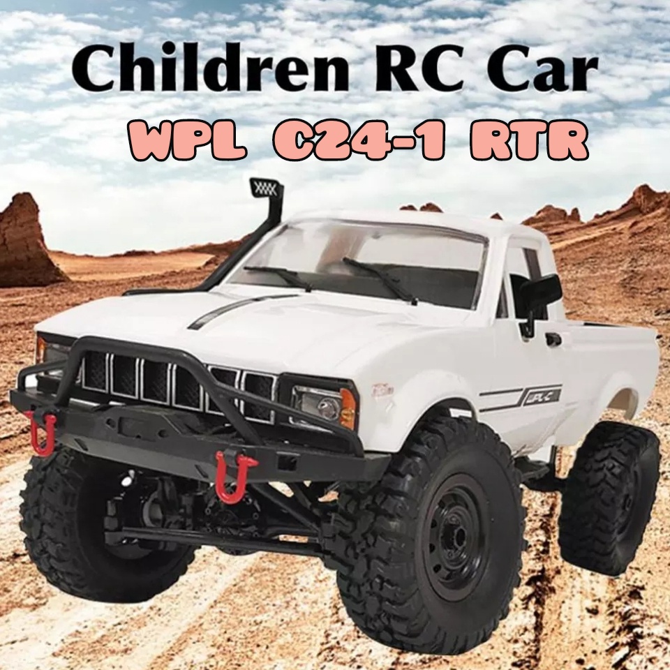 Jual RC Truck WPL C24-1 C241 C-24-1 Car Off-Road 4WD 1/16 Scale RTR | Shopee Indonesia