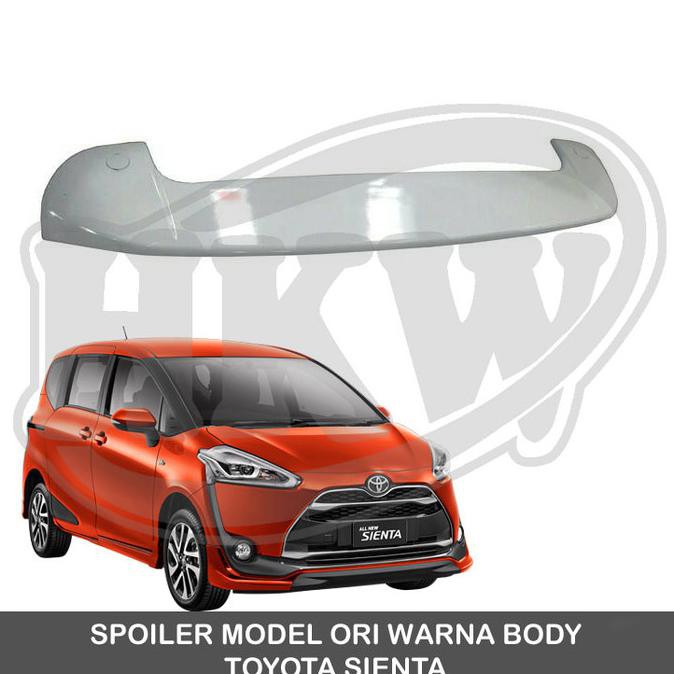 Jual Spoiler Model Ori Warna Body Toyota Sienta | Shopee Indonesia