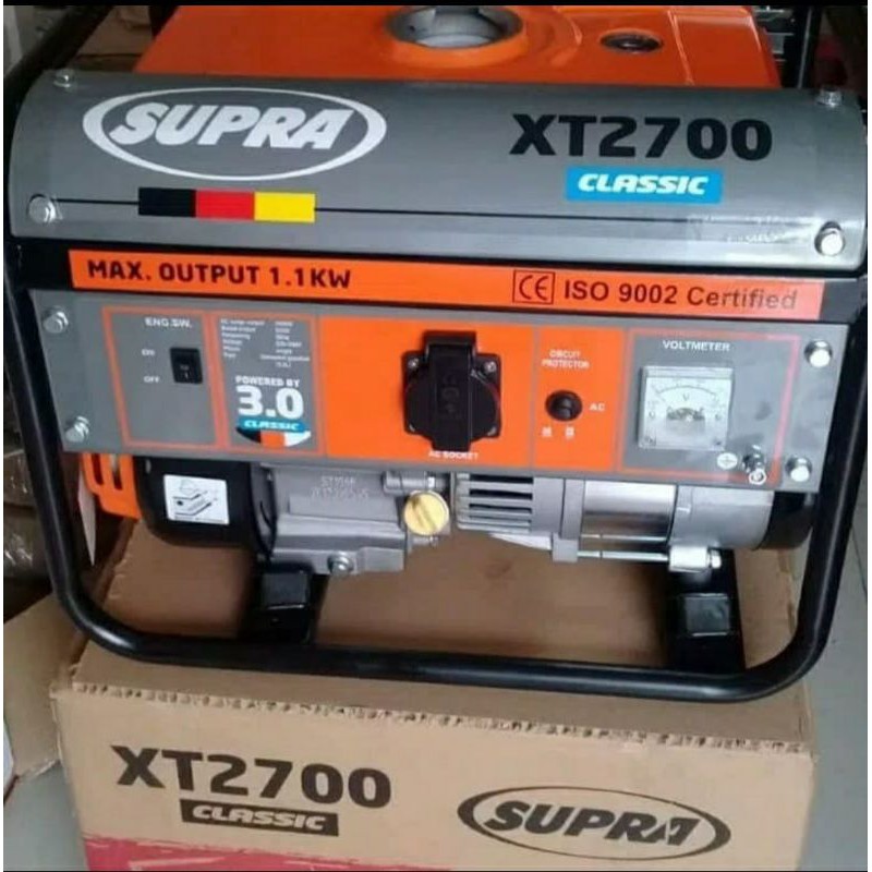 Jual Mesin Genset 4 Tak Bensin 1000 Watt Supra XT2700 | Shopee Indonesia