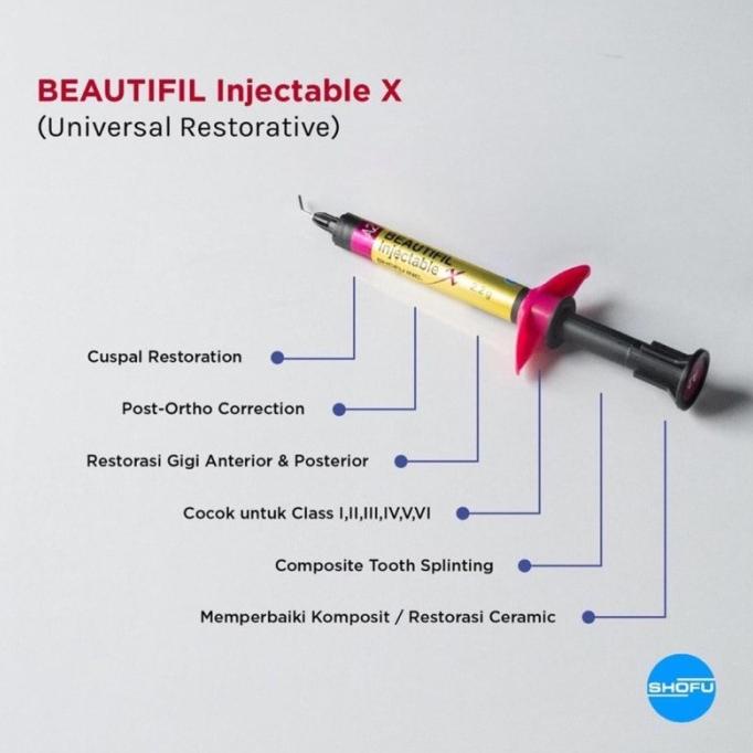 Jual BEAUTIFIL INJECTABLE X XSL RESIN COMPOSITE FLOW KOMPOSIT GIGI ...