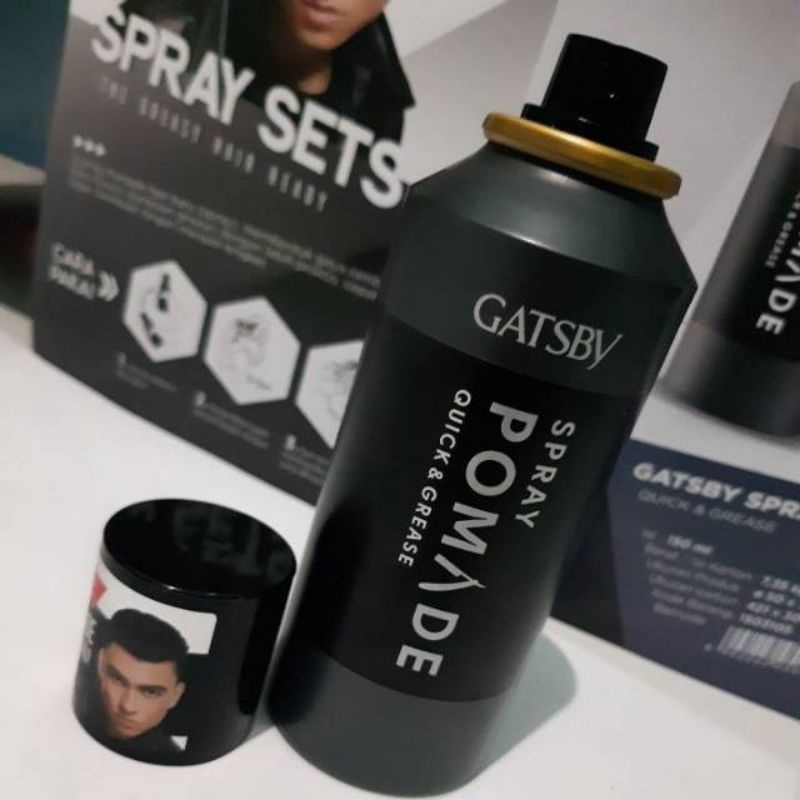 Jual GATSBY POMADE SPRAY 150ML/ GATSBY STYLING SPRAY/ SPRAY RAMBUT ...