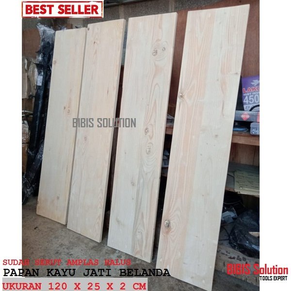 Jual Kayu Jati Belanda Panjang 120cm lebar 25cm Papan Kayu Ambalan Jati ...