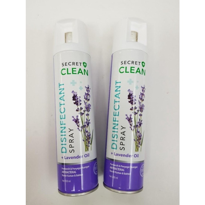 Jual Secret Clean Disinfectant Spray Aerosol - 200ml | Shopee Indonesia