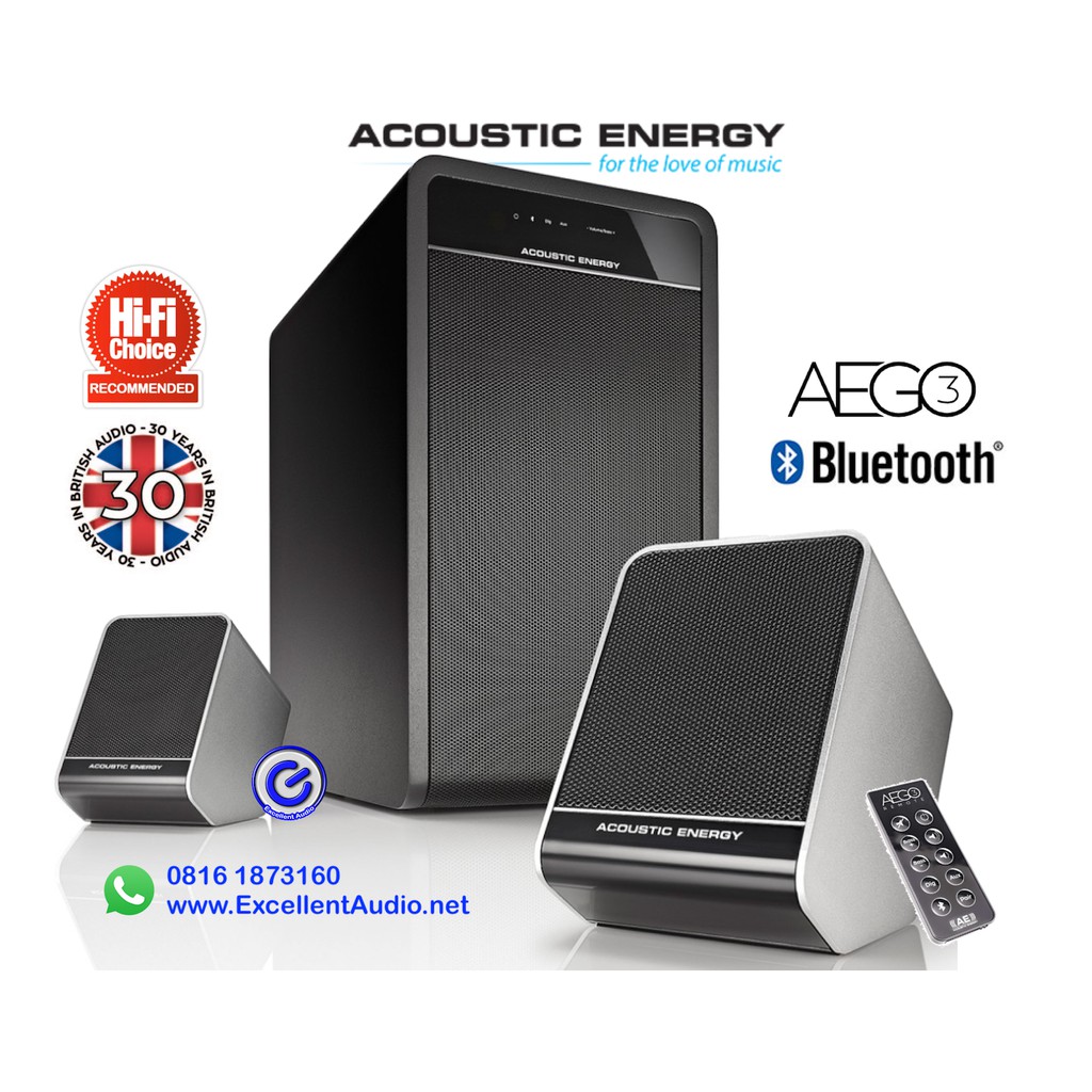 Jual Acoustic Energy Aego3 satellite bluetooth speaker aktif wired ...