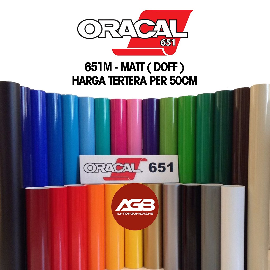 Jual Sticker ORACAL 651M MATTE DOFF GERMANY | Shopee Indonesia