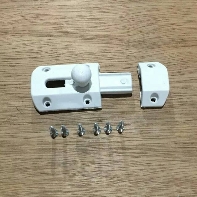 Jual Slot pintu kamar mandi slot pintu pvc grendel pintu plastik slot ...