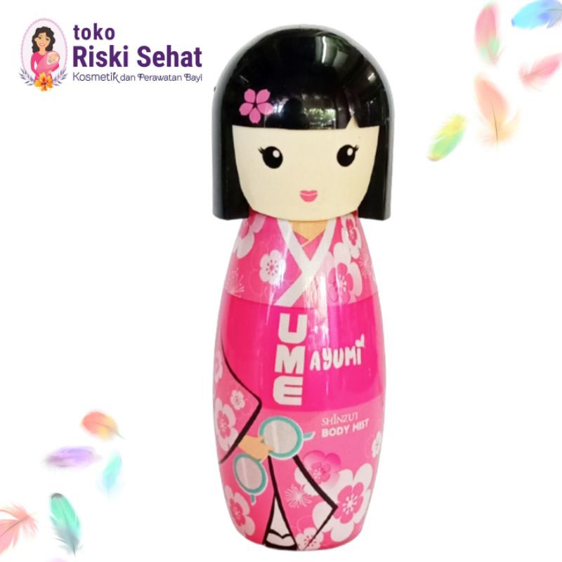 Jual UME SHINZUI BODY MIST - BONEKA JEPANG AYUMI PINK - PARFUM COLOGNE ...