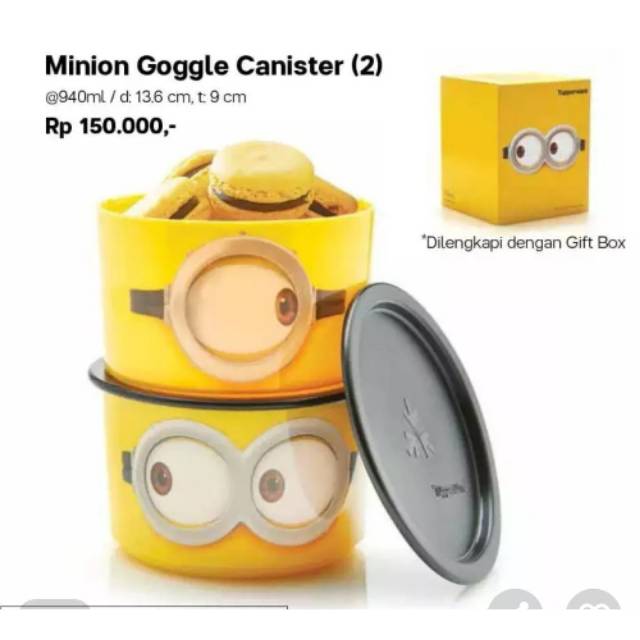 Jual Minion Goggle \ Giggle Canister Toples | Shopee Indonesia