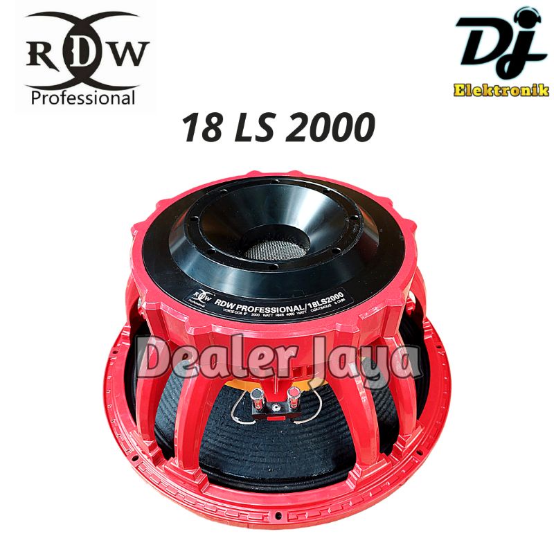 Jual Speaker Komponen RDW 18 LS 2000 / 18LS2000 / LS2000 - 18 inch | Shopee Indonesia