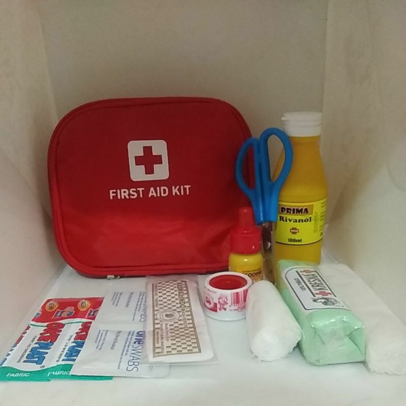 Jual DOMPET MINI ISIAN P3K LENGKAP - POUCH FIRST AID KIT - TAS MINI ISI ...