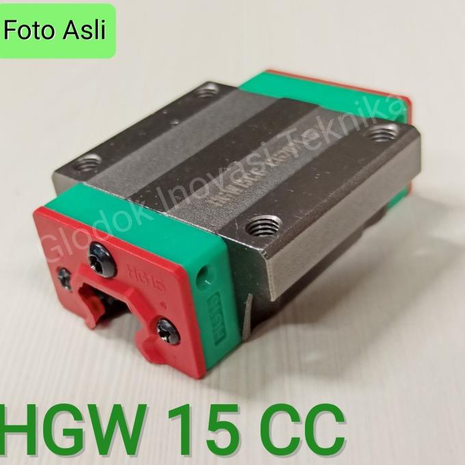 Jual Linear Guide Bearing Sliding Hgw 15 Hgw15 Hg15 15Mm Hgw15Cc Block ...