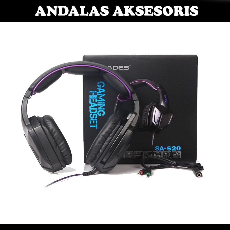 Jual Headset Gaming Multiplatform Sades SA-920 | Shopee Indonesia