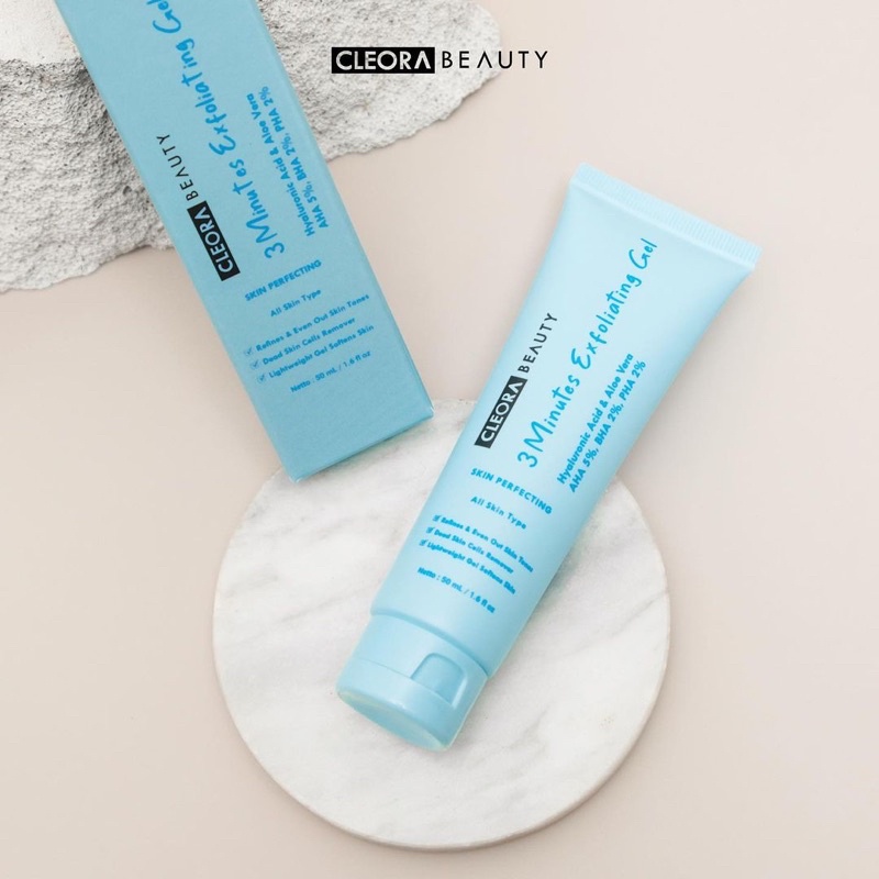 Jual CLEORA BEAUTY EXFOLIATING GEL 50ml | Shopee Indonesia