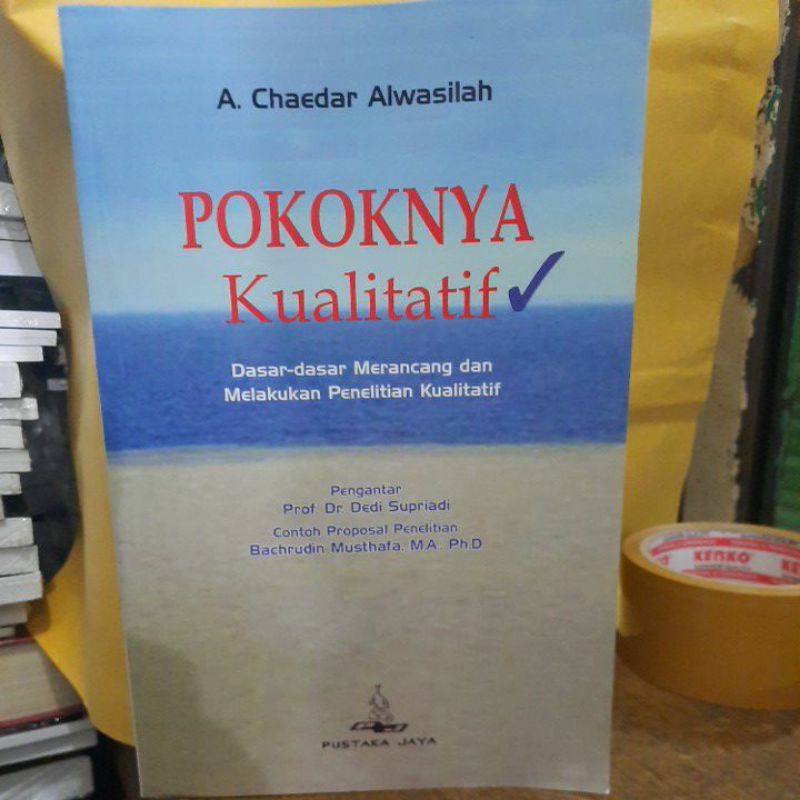 Jual Pokoknya kualitatif A chaedar alwasilah. | Shopee Indonesia