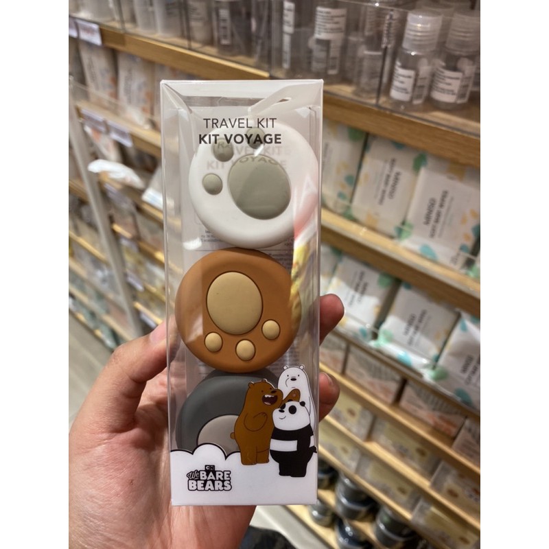 Jual MINISO TRAVEL KIT VOYAGE WE BARE BEARS 3s (PERALATAN TRAVEL KIT ...
