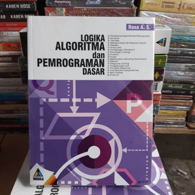 Jual Buku Logika Algoritma Dan Pemrograman Dasar Rosa A S Shopee