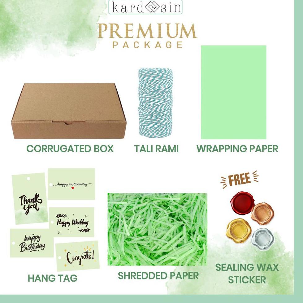 Jual [PROMO V8W87] [COKLAT] PREMIUM PACKAGE PAKET PACKAGING LENGKAP ...