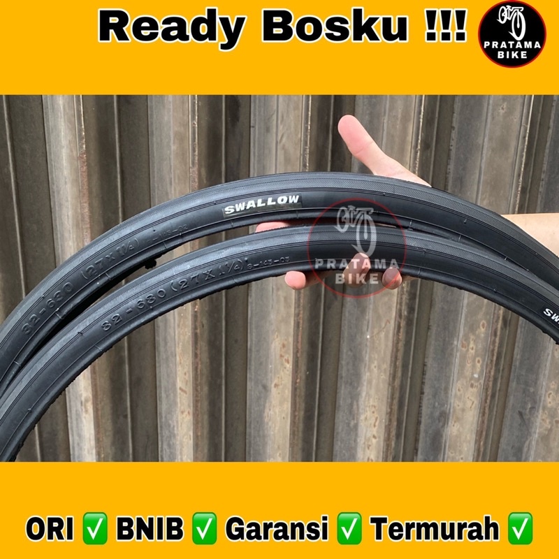 Jual BAN LUAR SEPEDA BALAP ROADBIKE SWALLOW 27X1 1/4 MURAH 27 X 1 1/4 | Shopee Indonesia