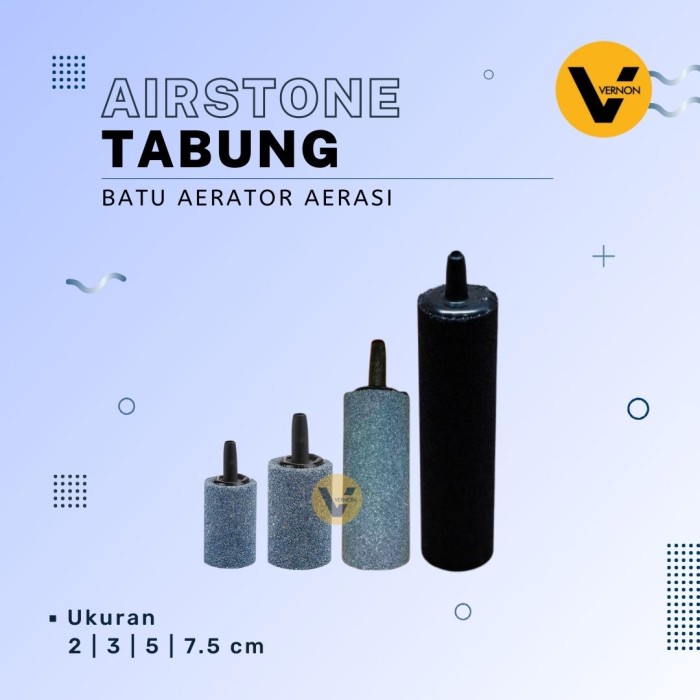 Jual Batu Aerator Airstone Air Stone Gelembung Udara Aerasi TABUNG ...
