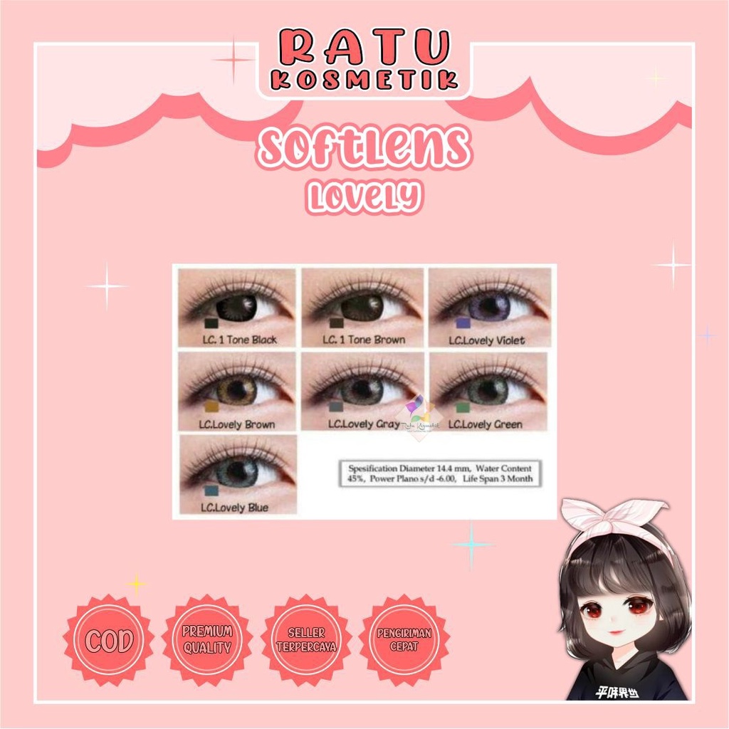 Jual RATU Softlens Lc Lovely Normal | Soflens Living Color Lovely Big ... Jual RATU Softlens Lc Lovely Normal | Soflens Living Color Lovely Big ...