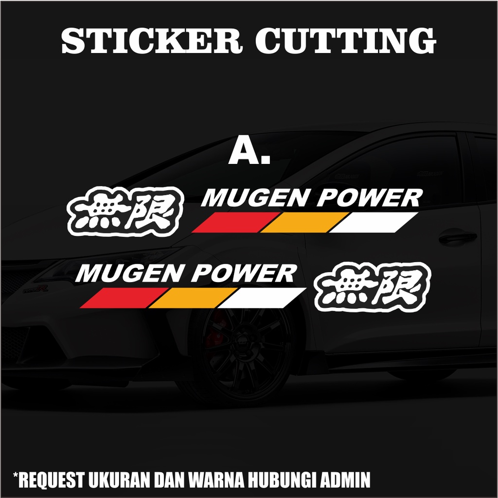 Jual Sticker Cutting Mugen Power | Shopee Indonesia