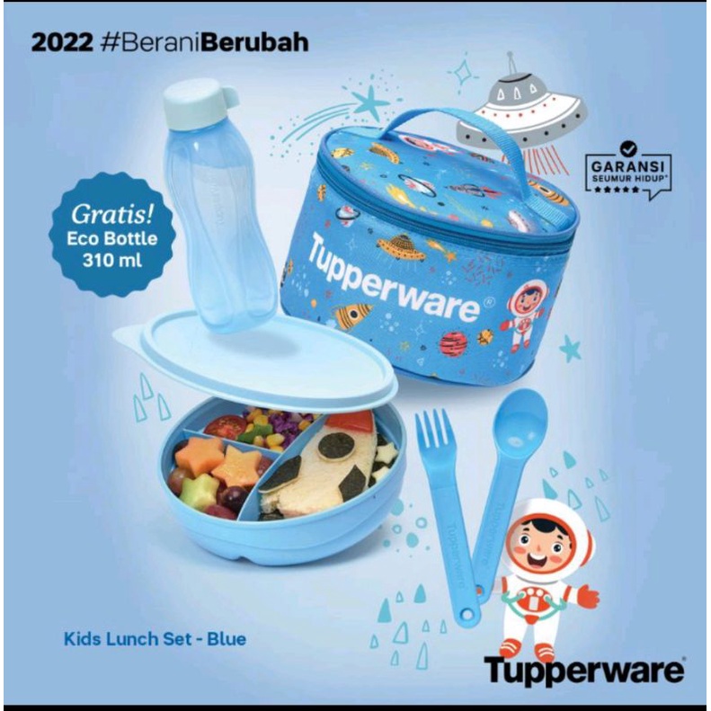 Jual Kids Lunch Set tupperware/tempat bekal anak anak | Shopee Indonesia