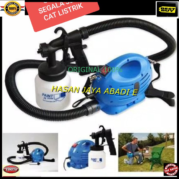 Jual HJ222 original Paint Gun spray zoom cat semprot mengecat tembok ...