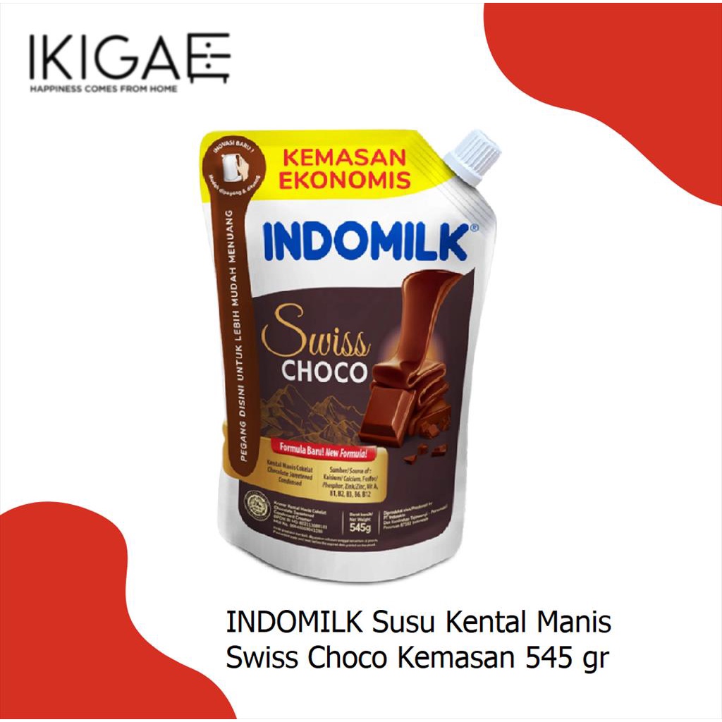 Jual INDOMILK SUSU KENTAL MANIS KEMASAN POUCH 545 GR | Shopee Indonesia