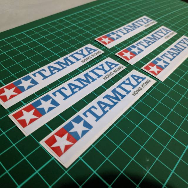 Jual Sticker Logo Tamiya Hongkong Mini 4wd 9x2 cm | Shopee Indonesia