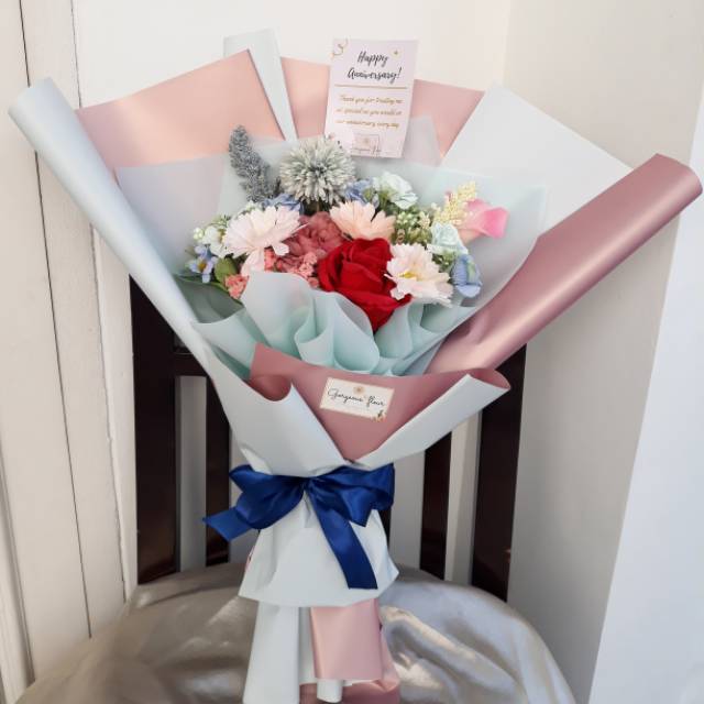 Jual BUKET BUNGA BUATAN/ARTIFICIAL WISUDA/ULANG TAHUN/ANNIVERSARY ...