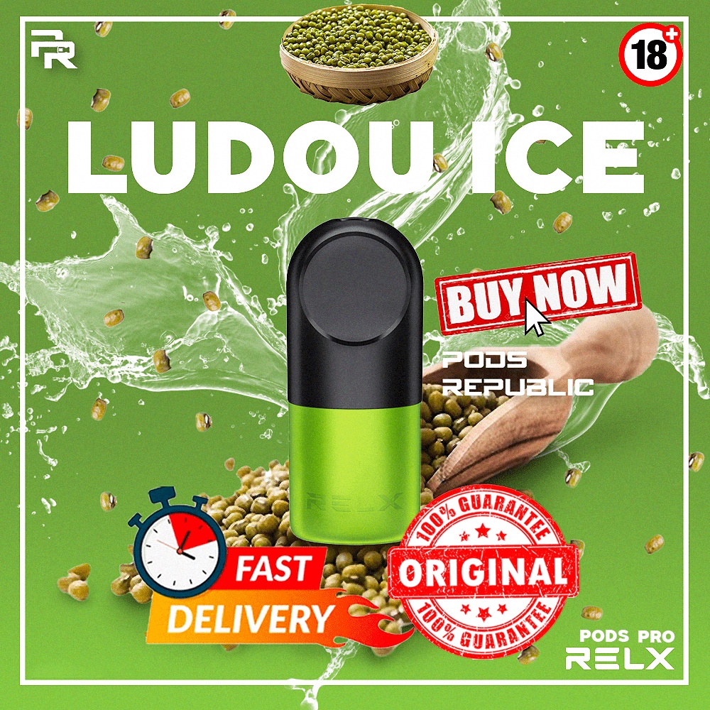 Jual RELX Pods Pro - Ludou Ice (Kacang Hijau) | Shopee Indonesia