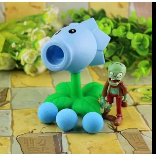 Jual pvz ice pea shooter biru plant vs zombie | Shopee Indonesia